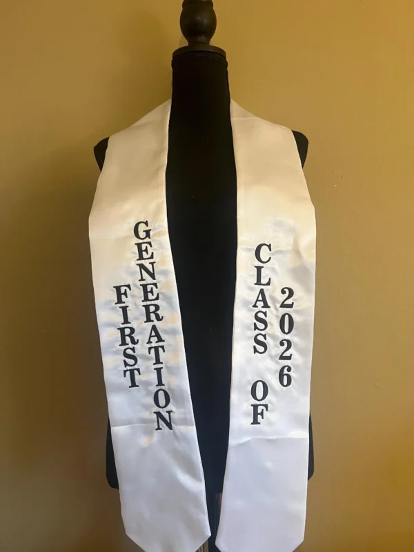 Embroidered First Generation Graduation Stole 72″ | 2026 – kazzystudio.com